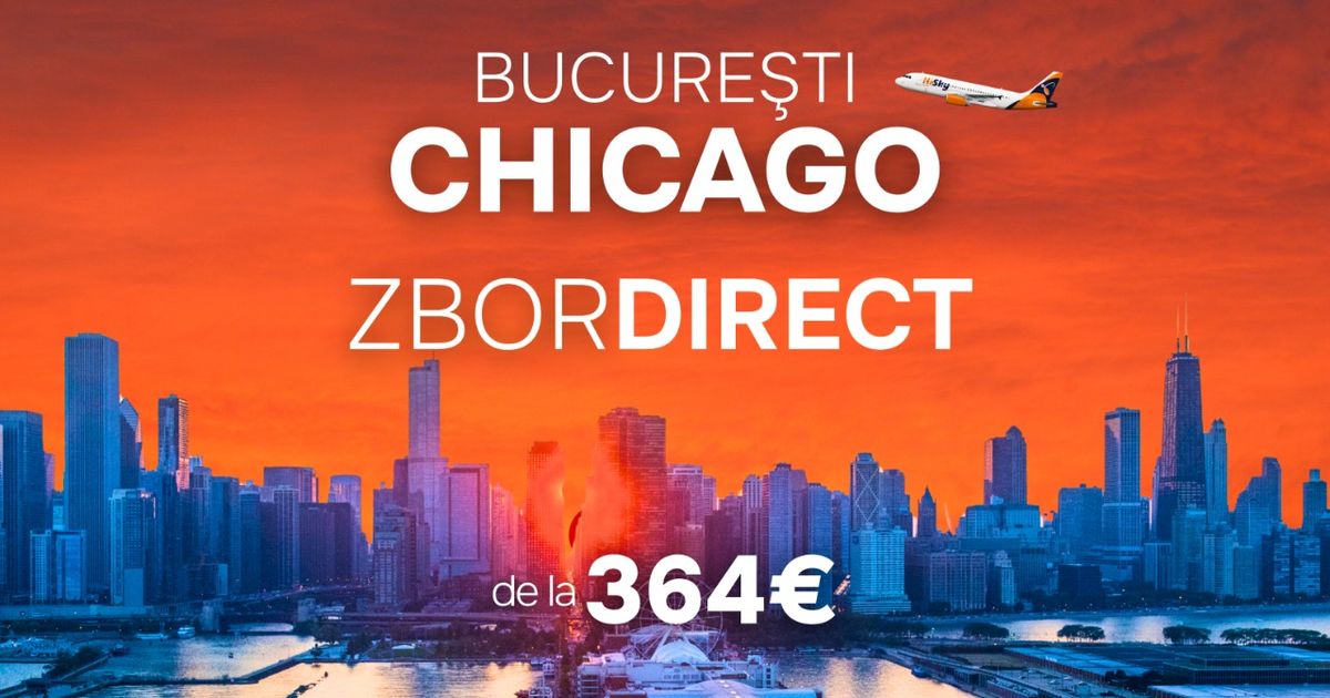 Direct flight Bucharest - Chicago!